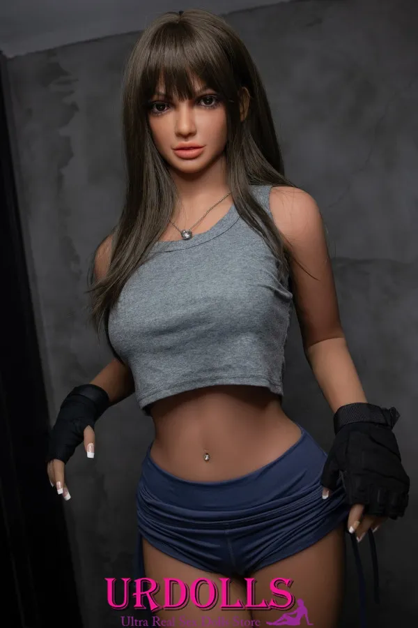 Long Straight Hair Sports Goddess 158cm Queen Lifelike Sex Dolls